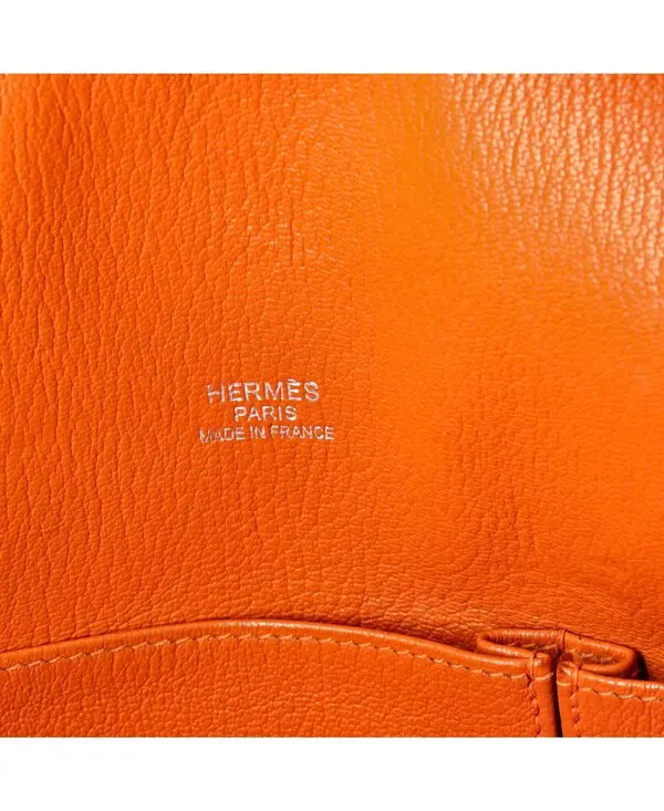 Hermès Jypsiere 34 Clemence Leather Turn Lock Crossbody