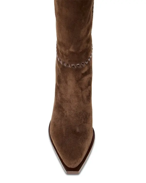 Paige Lillith Suede Knee High Boots - Chocolate