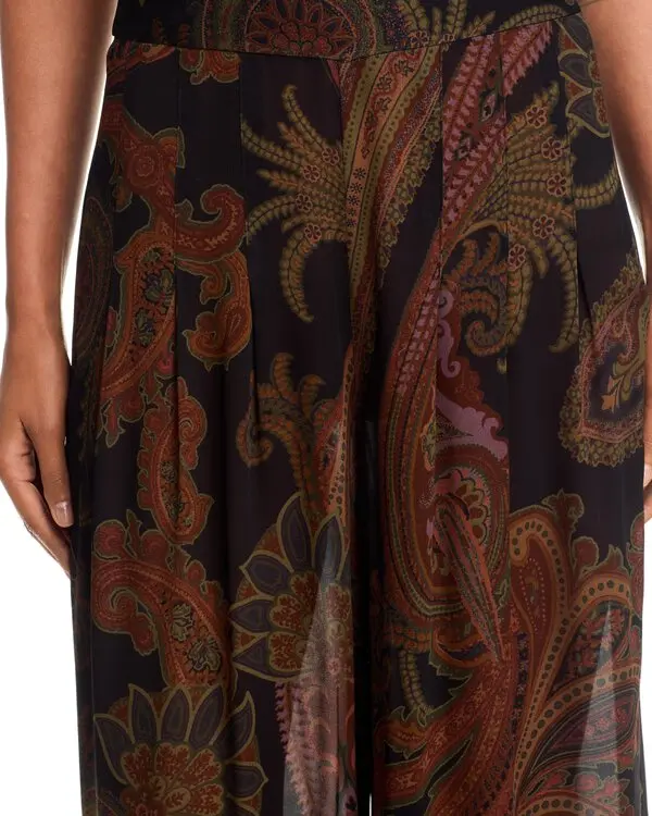 Paige Carina Printed Wide Leg Pants