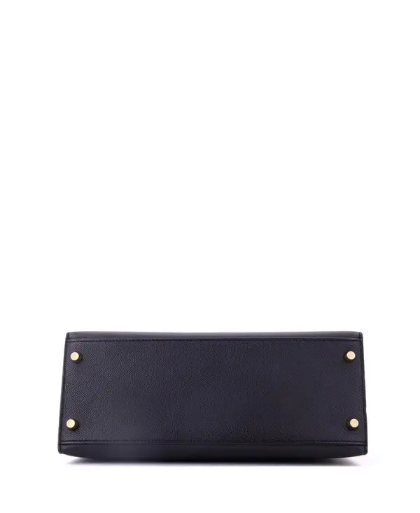 Hermès Kelly 28 Handbag Black Epsom With Gold Hardware