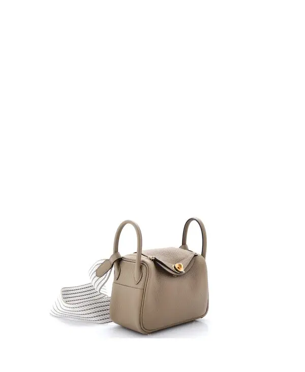 Hermès Lindy Clemence Leather Satchel