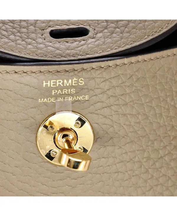 Hermès Lindy Clemence Leather Satchel