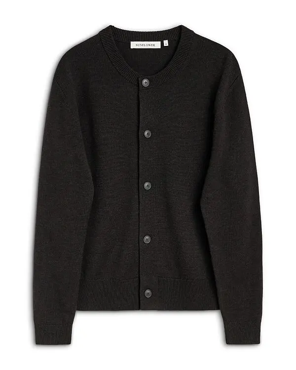 SUNFLOWER Moon Wool Knit Button Cardigan Sweater