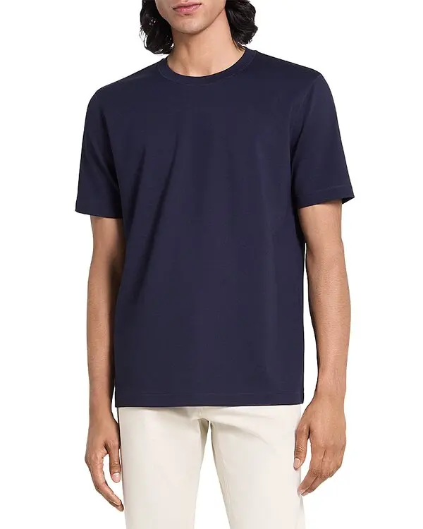 Theory Ryder Crewneck Tee - Baltic