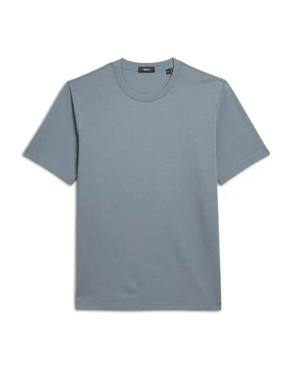 Theory Ryder Crewneck Tee - Steel Teal Light