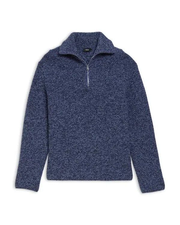 Theory Wool Boucle Turtleneck Sweater