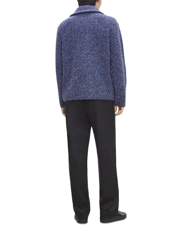 Theory Ribbed Quarter Zip Sweater