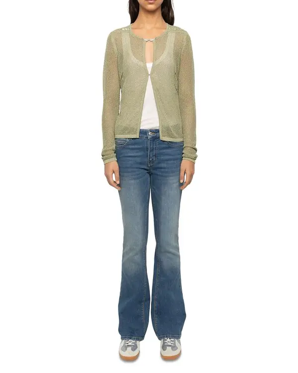 Zadig&Voltaire Saya Shiny Cardigan Sweater