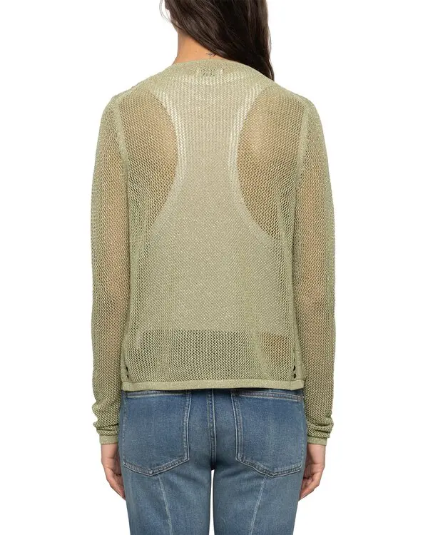 Zadig&Voltaire Saya Shiny Cardigan Sweater