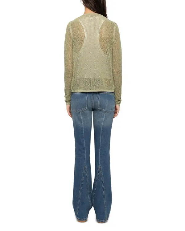 Zadig&Voltaire Saya Shiny Cardigan Sweater