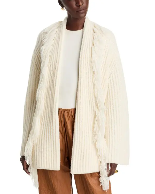 BY MALENE BIRGER Candela Fringe Wrap Cardigan
