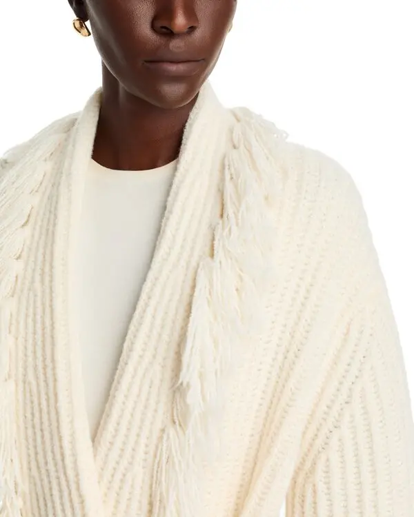 BY MALENE BIRGER Candela Fringe Wrap Cardigan