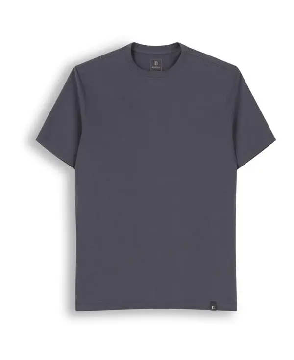 Boggi Milano Stretch Supima Cotton Jersey T-shirt - Dark Grey