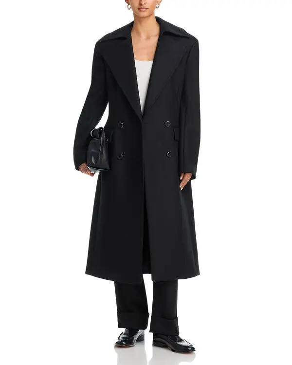Helmut Lang Sculptural Double Breasted Coat