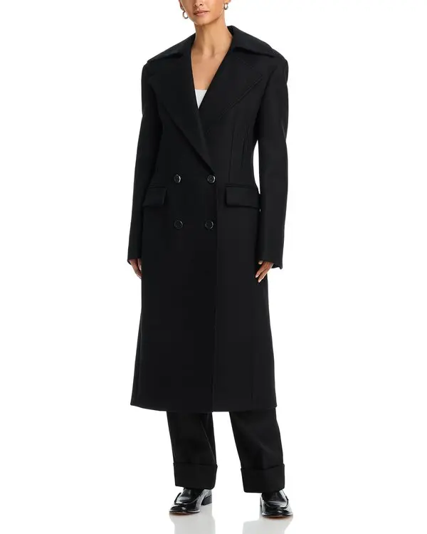 Helmut Lang Sculptural Double Breasted Coat