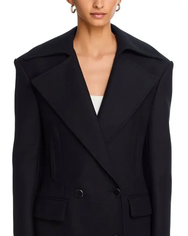 Helmut Lang Sculptural Double Breasted Coat