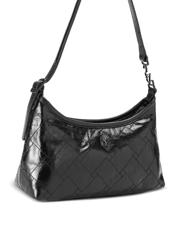 Kurt Geiger Kurt Small Stitched Leather Sling Shoulder Bag