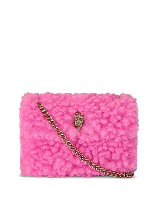 Kurt Geiger Kensington Faux Fur Mini Bag With Chain Strap