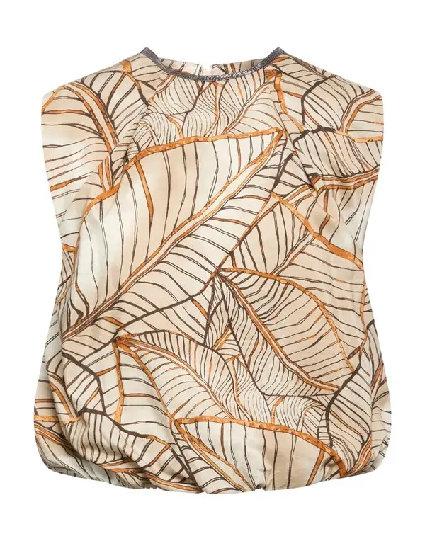 Brunello Cucinelli Top Size Cotton, Silk