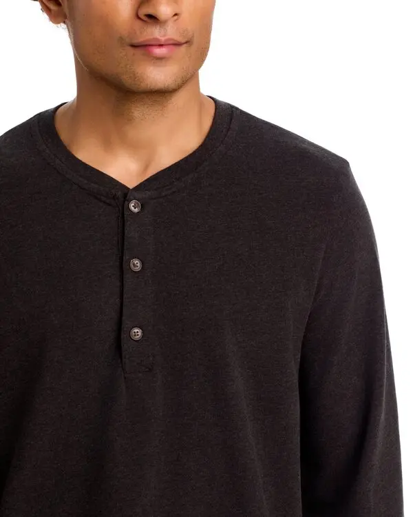 Marine Layer Cotton Luxe Henley Shirt