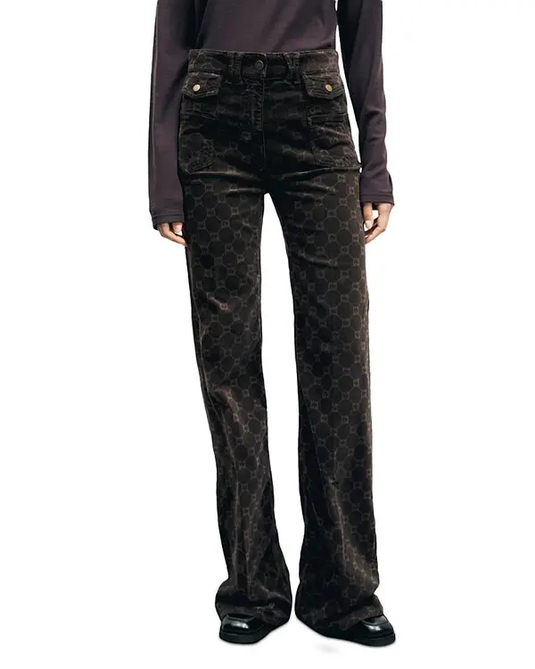 Gerard Darel Anna High Rise Flare Jeans