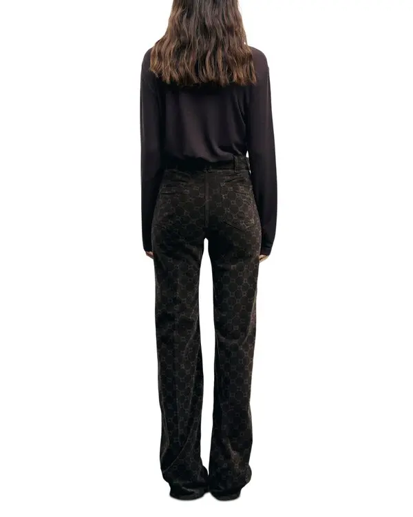 Gerard Darel Anna High Rise Flare Jeans