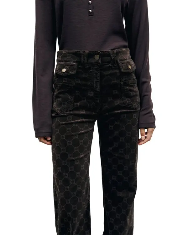 Gerard Darel Anna High Rise Flare Jeans