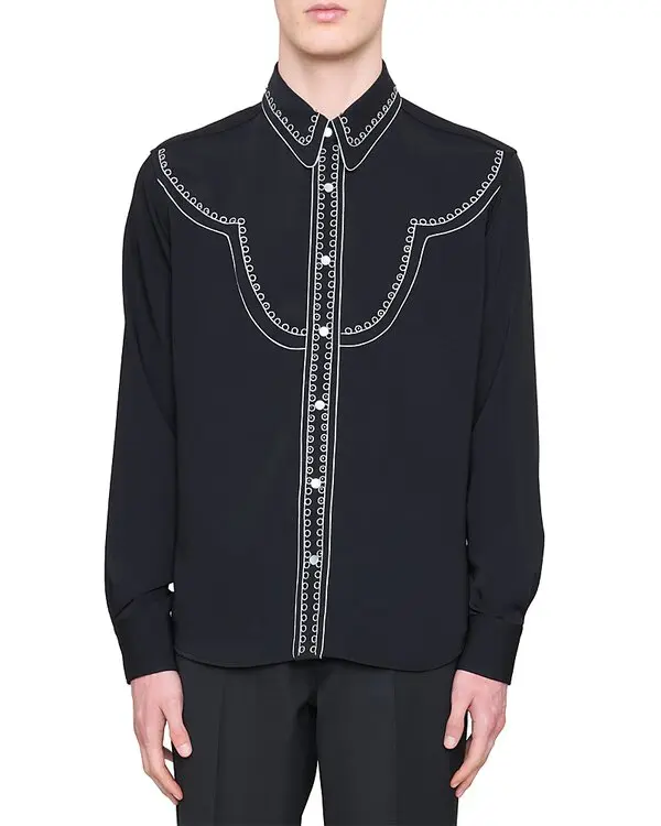Amiri Western Club Shirt - Black