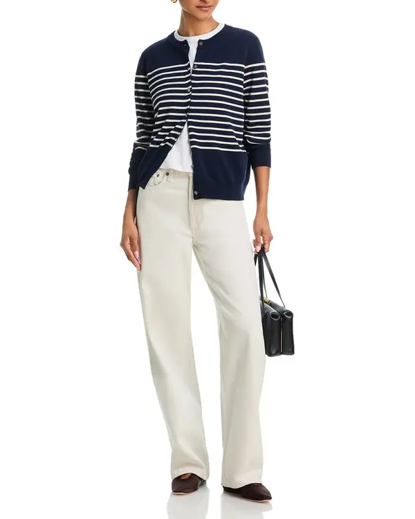 Aqua Striped Cardigan Exclusive