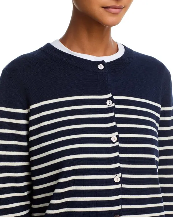 Aqua Striped Cardigan Exclusive