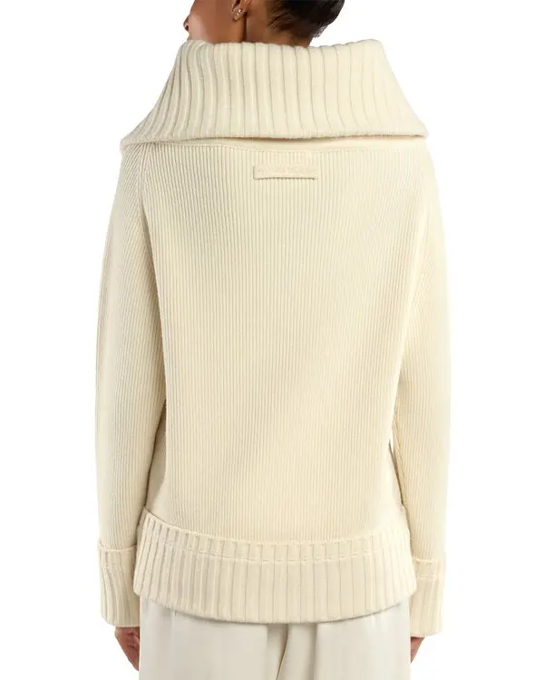 Victoria Beckham Wool-blend Wide Collar Sweater