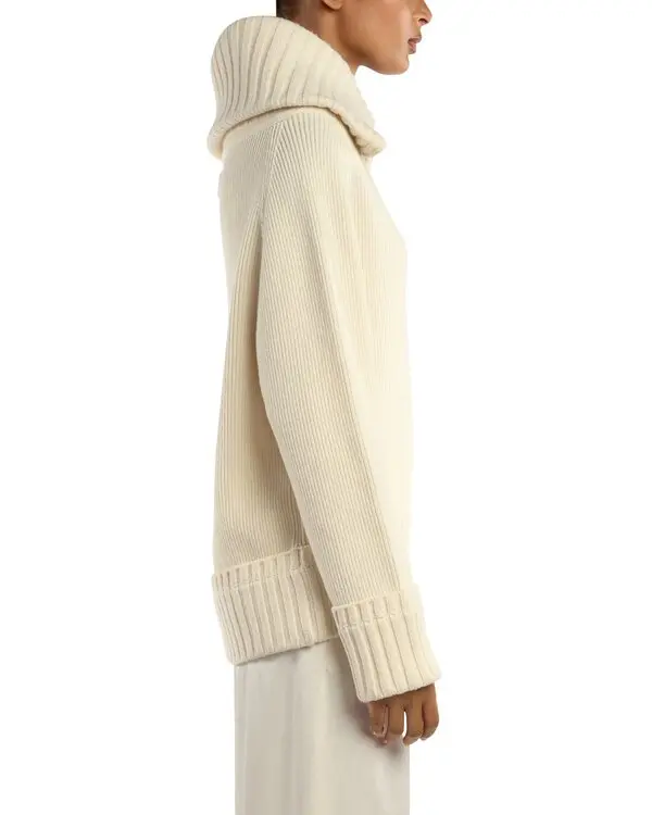 Victoria Beckham Wool-blend Wide Collar Sweater