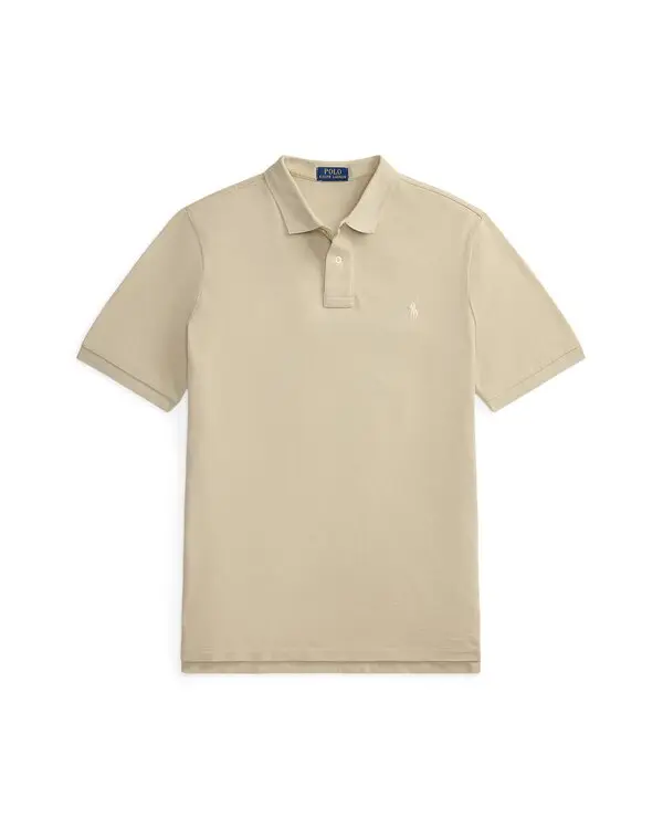 Polo Ralph Lauren Classic Fit Mesh Polo Shirt - Stone