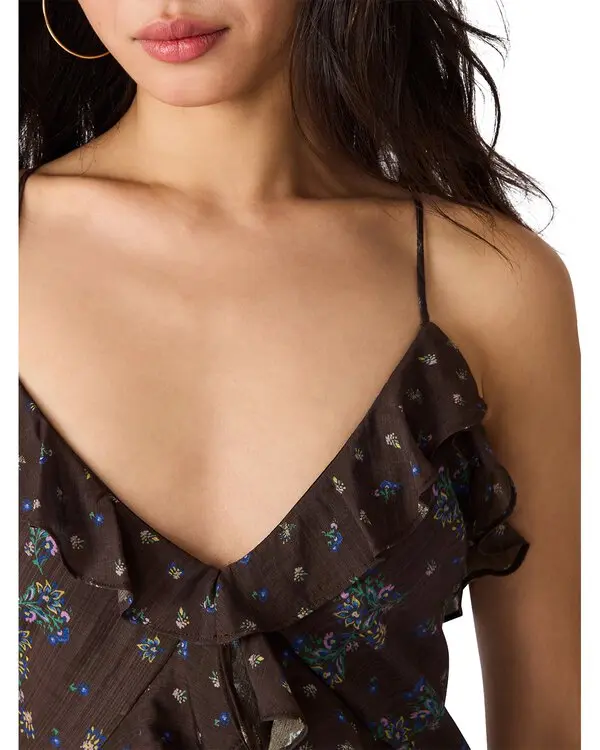 Steve Madden Roselyn Printed Ruffle Maxi Dress