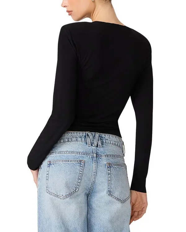 Steve Madden Seline Long Sleeve Knit Top