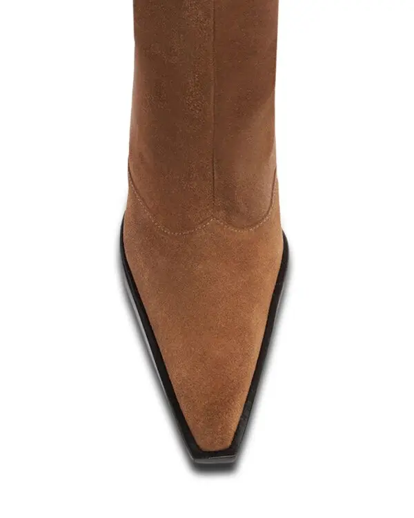 Schutz Raffaela Up Knee High Boots - Brown