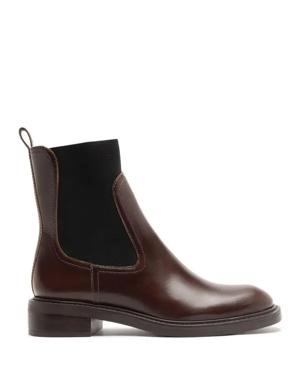 Schutz Olivia Leather Chelsea Boots