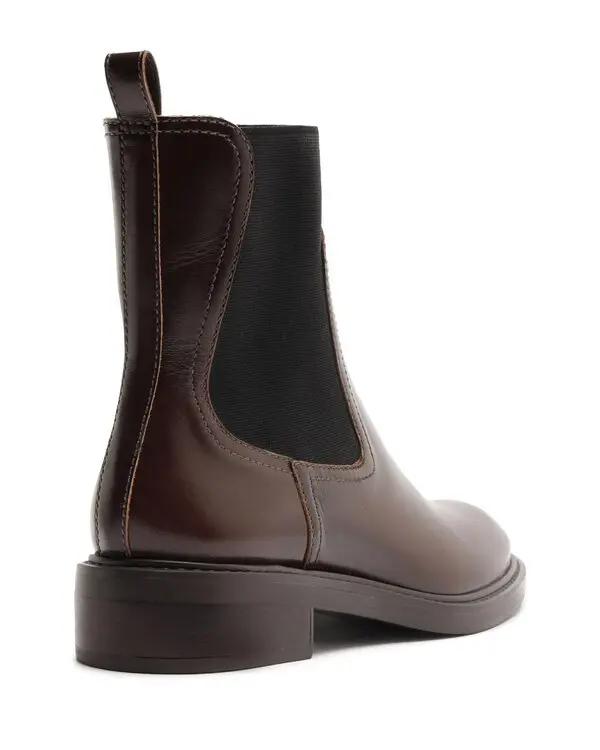 Schutz Olivia Leather Chelsea Boots