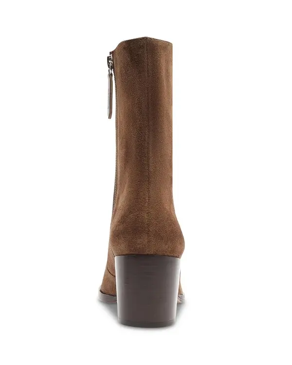 Schutz Raffaela Suede Mid Calf Boots