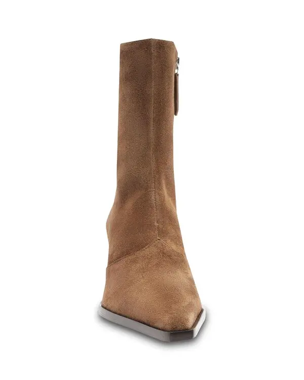 Schutz Raffaela Suede Mid Calf Boots