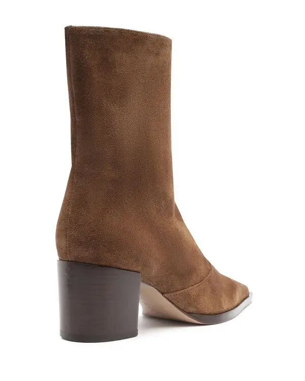 Schutz Raffaela Suede Mid Calf Boots