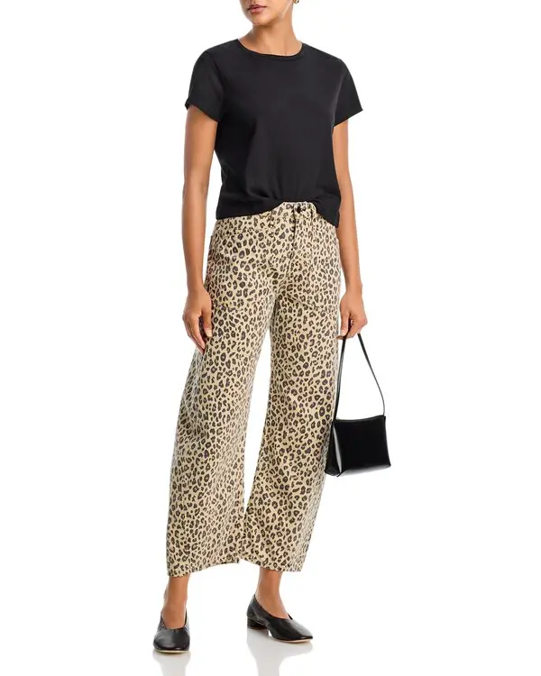 ASKK NY Twisted High Rise Barrel Jeans