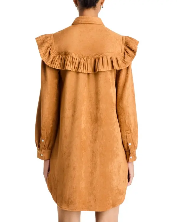 AREA STARS Parker Ruffled Button Front Dress