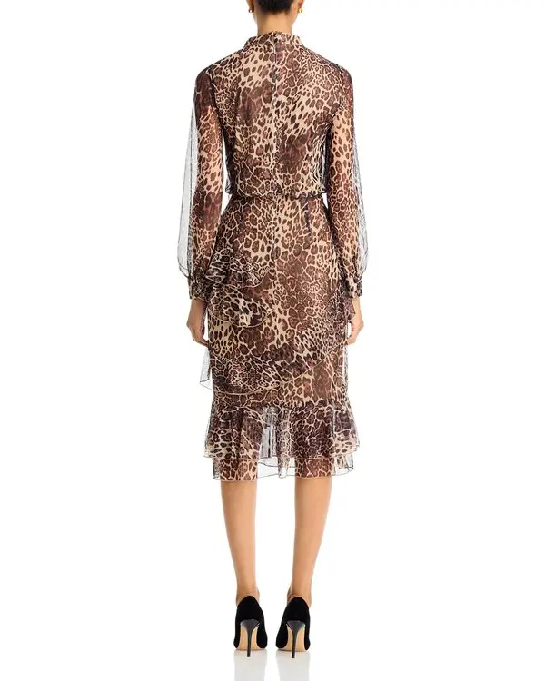 AREA STARS Jayla Print Tiered Ruffle Dress