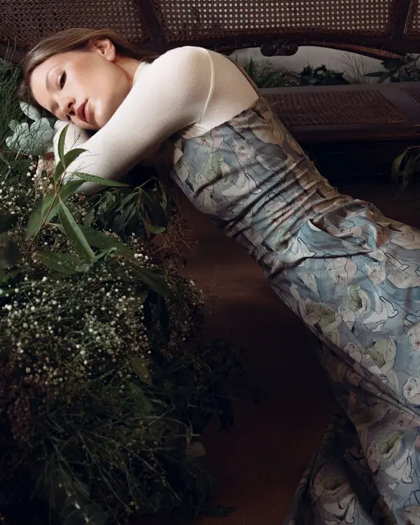 LIA COHEN Reflection Floral A-line Dress