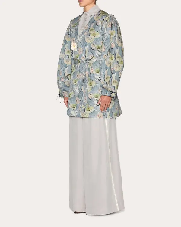 LIA COHEN Abundance Floral Double-breasted Coat