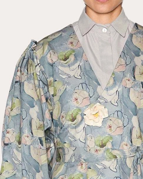 LIA COHEN Abundance Floral Double-breasted Coat