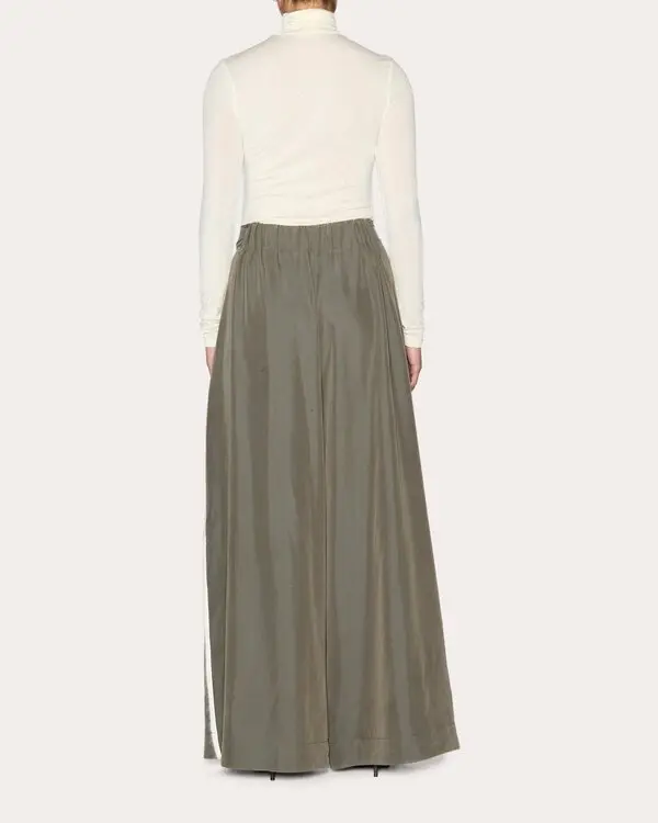 LIA COHEN Radiance Grosgrain Wide-leg Pants
