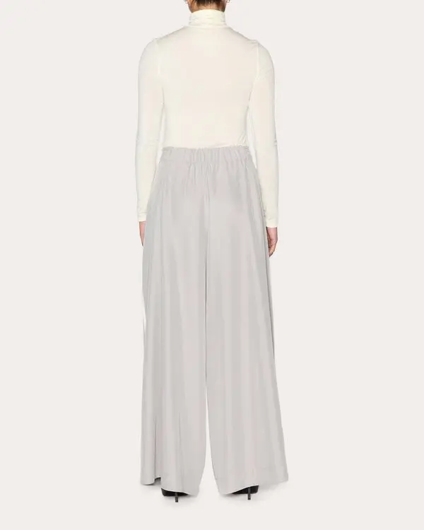 LIA COHEN Radiance Grosgrain Wide-leg Pants