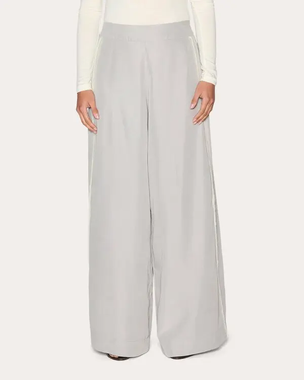 LIA COHEN Radiance Grosgrain Wide-leg Pants